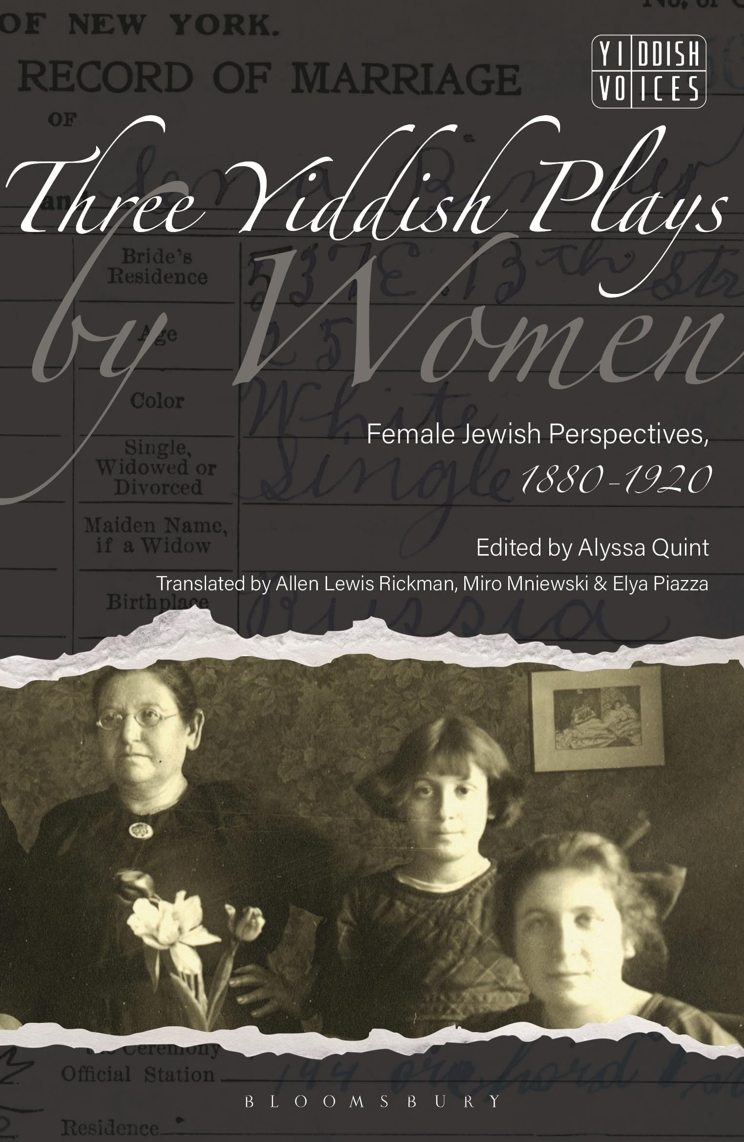 Three Yiddish Plays by Women: Female Jewish Perspectives, 1880-1920 ...