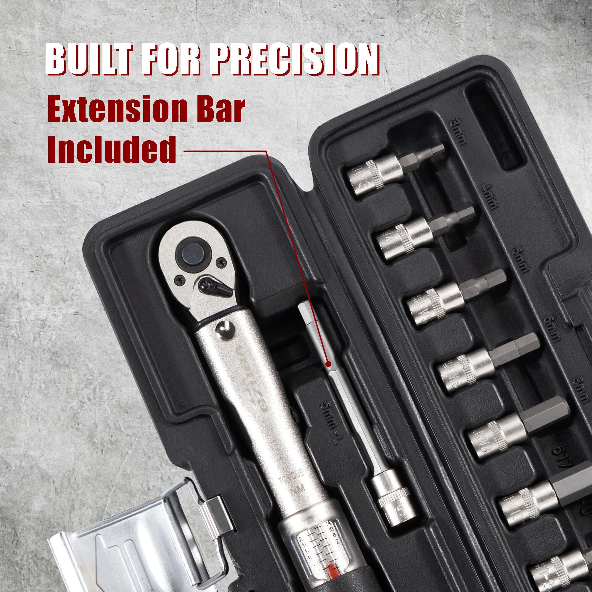 Snapklik.com : Bicycle Bike 1/4 Inch Driver - Torque Wrench Allen Key ...