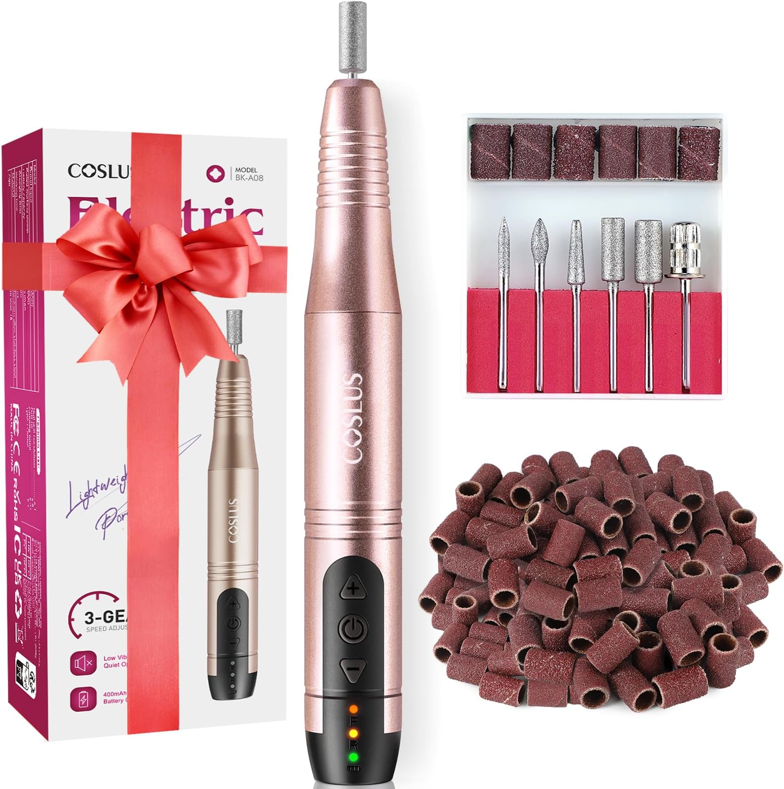 Amazon.com: COSLUS Cordless Nail Drill Electric File: Professional for ...