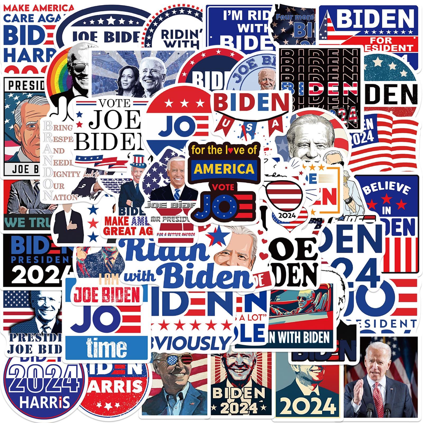 Biden Sticker Joe Biden New President Of America Funny Play On