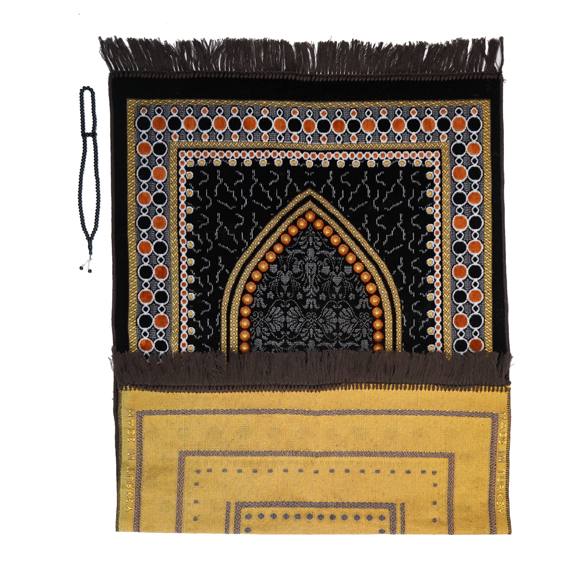 Prayer Mat (+ FREE Prayer Beads Tasbih) Islamic Namaz Texture ...