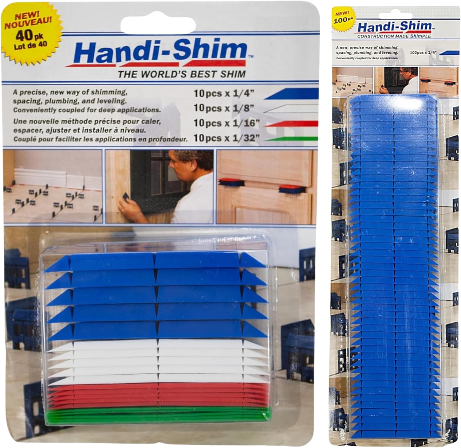 100 Piece Pack 1/4" with 40 Piece Assorted Bundle - Heavy Duty Reusable ...