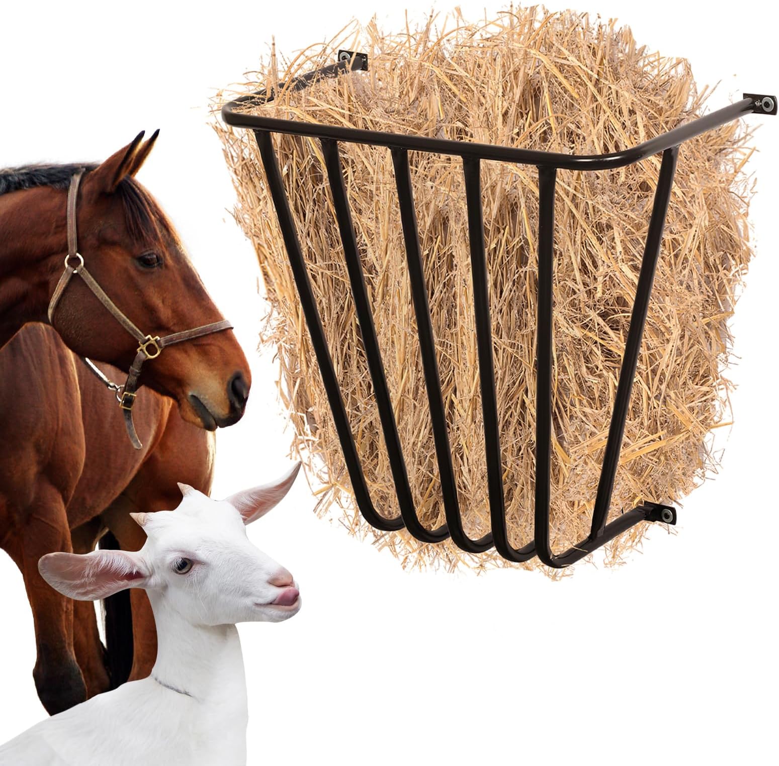 Amazon.com: Country Manufacturing Wall Mount Hay Rack for Horse Stalls ...