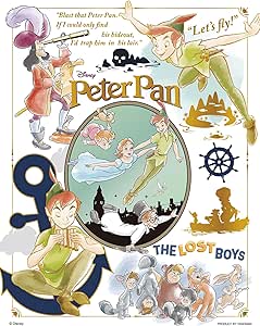 Amazon.co.jp: やのまん(Yanoman) 【日本製】 300ピース プチプチライト ジグソーパズル ディズニー カラフル・ゴールド／ピーター・パン (16.5x21.5cm ...