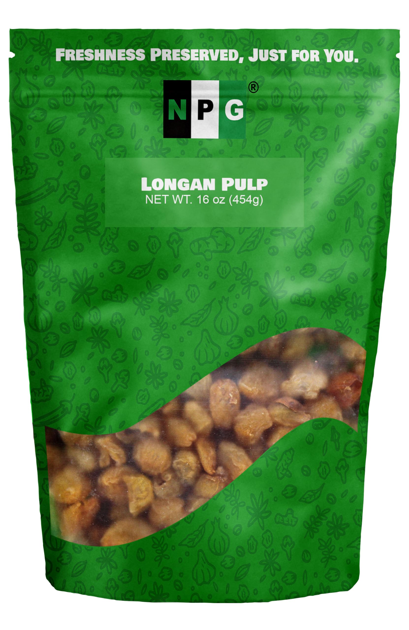 Amazon.com : NPG Dried Longan Pulp 16 Oz, Meat Fruit, Gui Yuan, Lung ...