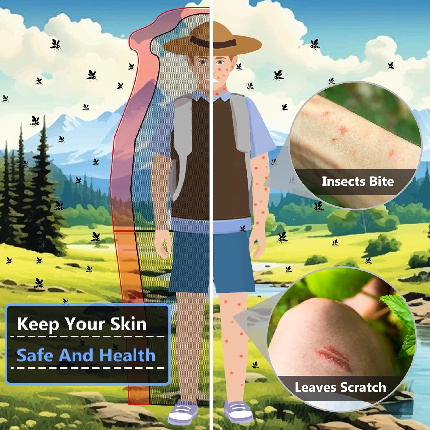 Mosquito Suit - Net Pants & Jacket with Hood - Mesh Philippines | Ubuy