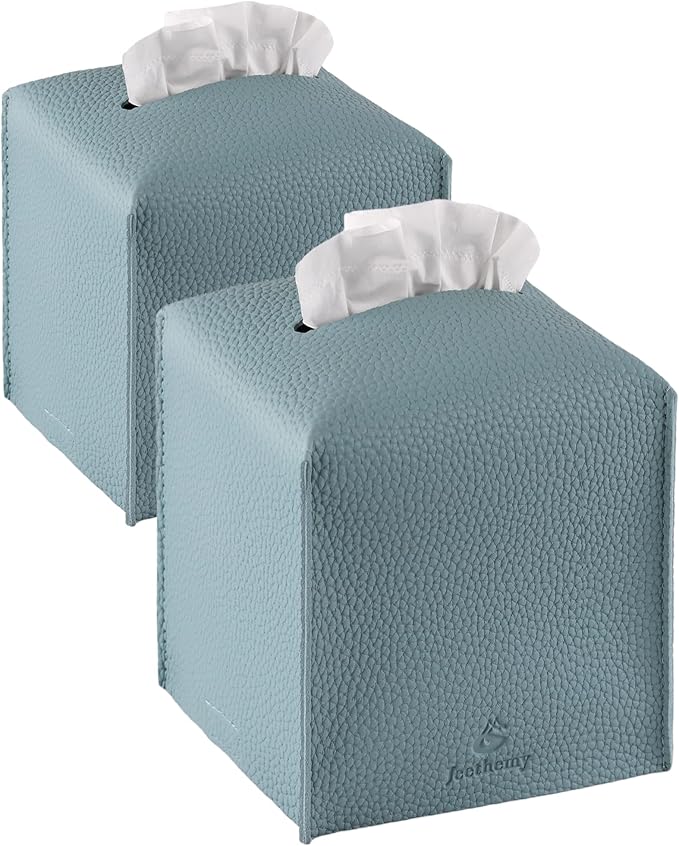 Amazon.com: Tissue Box Cover, Jeethemy Square PU Leather Tissue Box ...