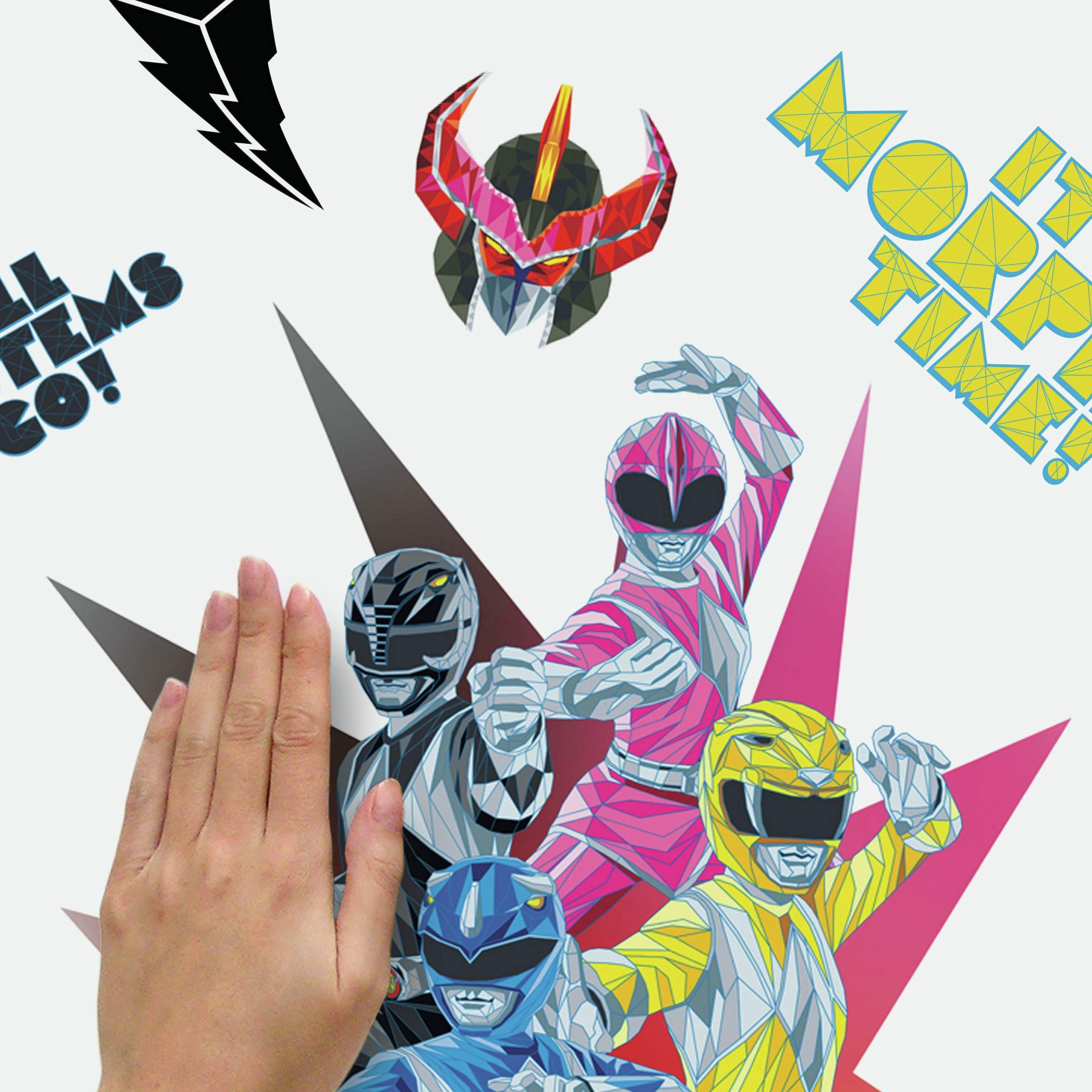 Snapklik.com : RMK4540GM Power Rangers Peel And Stick Giant Wall Decal