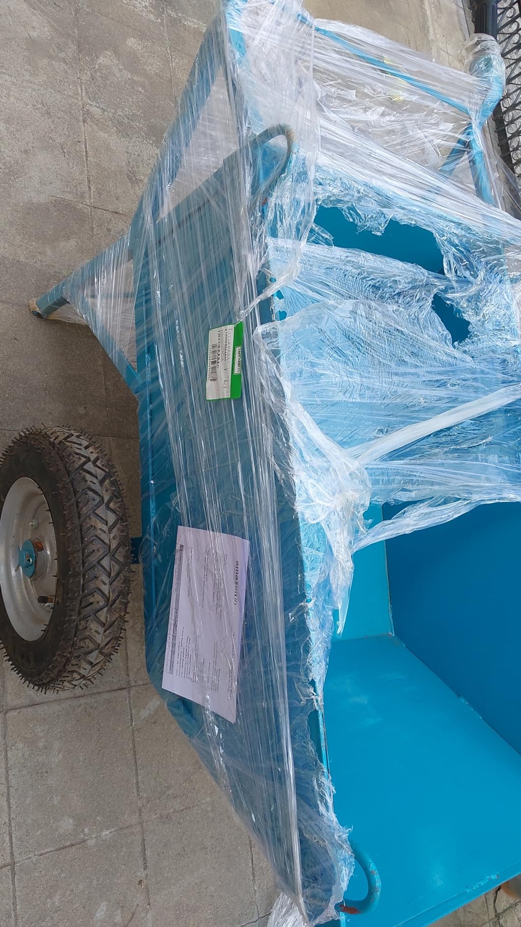 ACME- Heavy Duty Double Wheel Barrow for Construction Sites. 3 CFT with ...