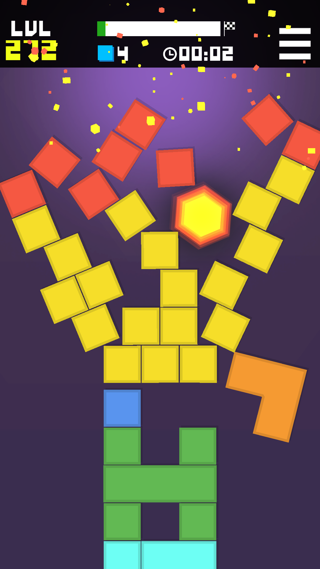 Hexagon Tower Balance - Block Fall - App on Amazon Appstore