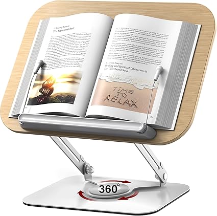 Amazon.com: Adjustable Book Stand for Reading – Durable Build Quality ...