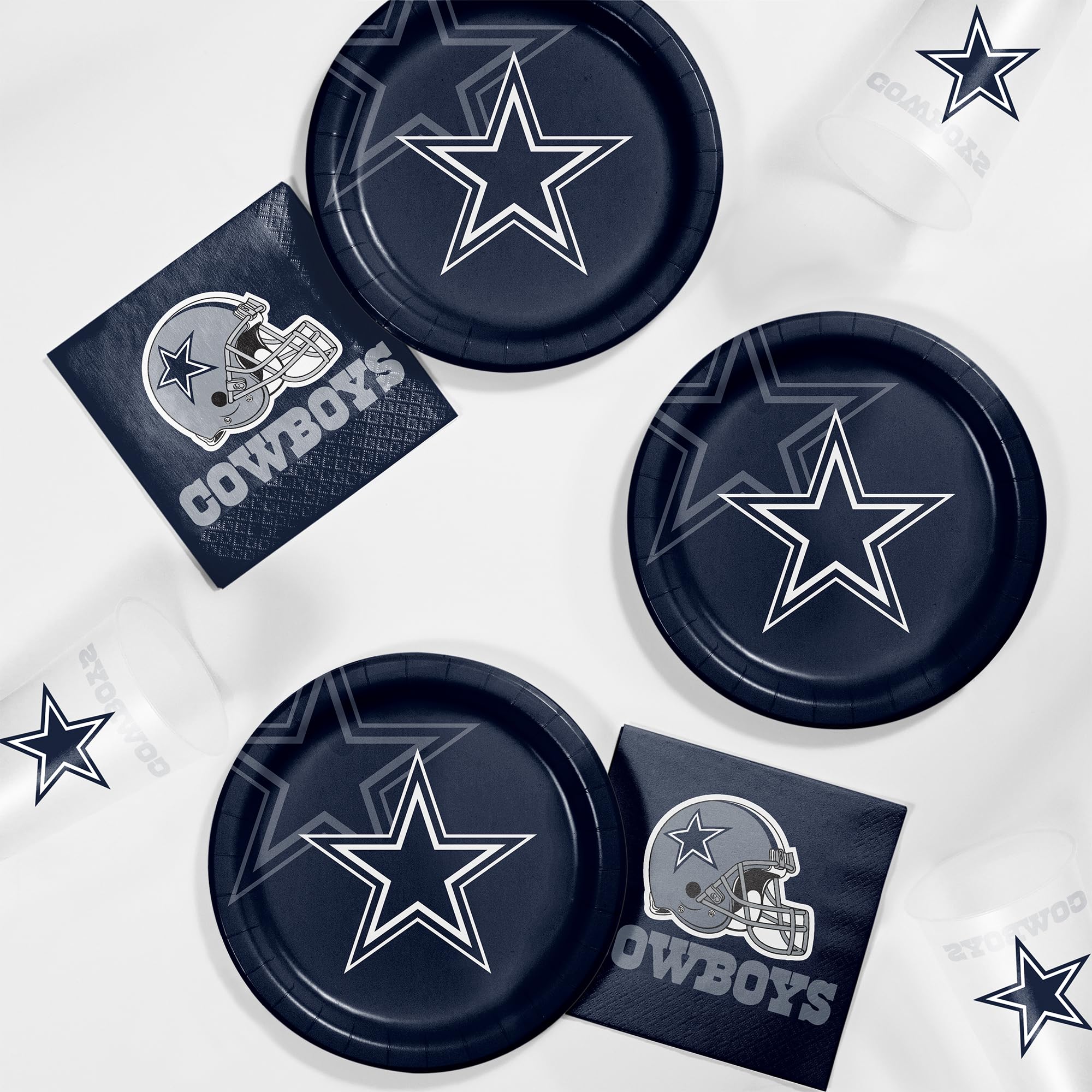 Amazon.com: Trendware Dallas Cowboys Tailgating Kit, Serves 8 : Sports ...