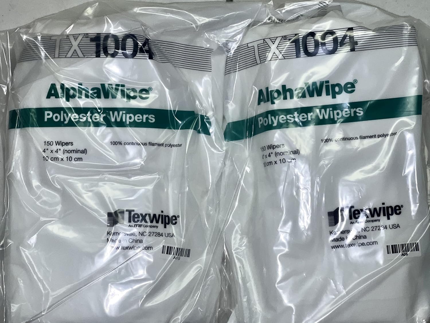 Amazon.com: AlphaWipe TX1004 Cleanroom Highly Adsorbent Polyester Wipes ...