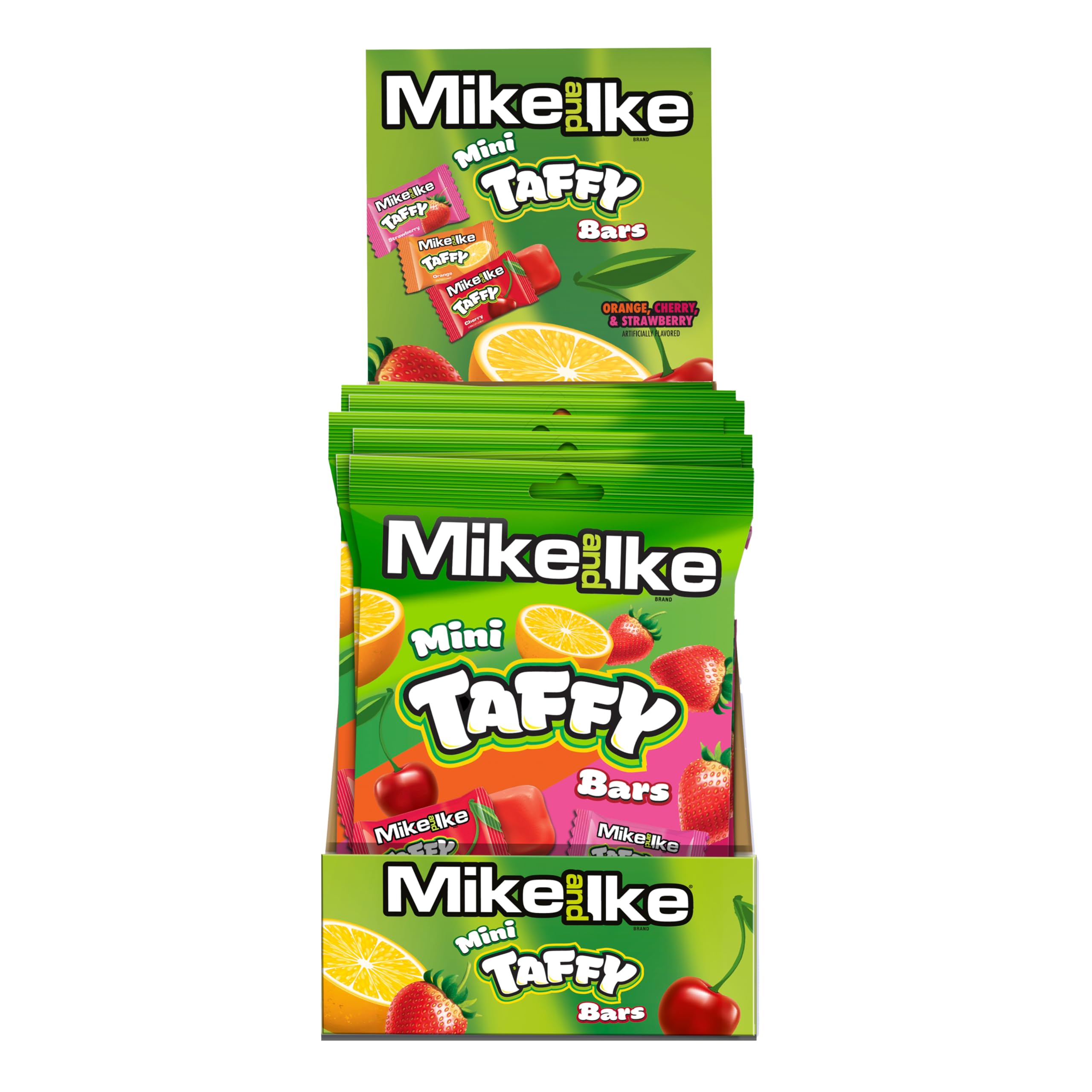 Amazon.com : MIKE AND IKE Taffy - Fruity Candy Variety Pack - Assorted ...