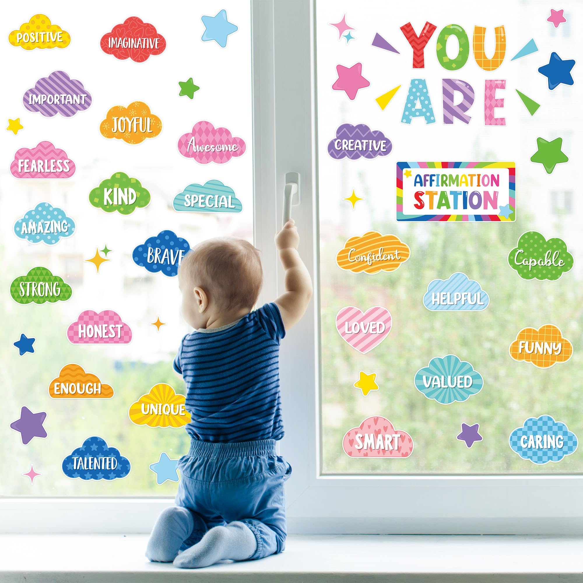 Snapklik.com : Colorful Motivational Phrases Door Decal - Inspirational ...
