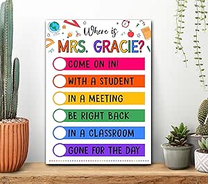 Amazon.com: Customized Classroom Poster Canvas Where Is The Counselor ...
