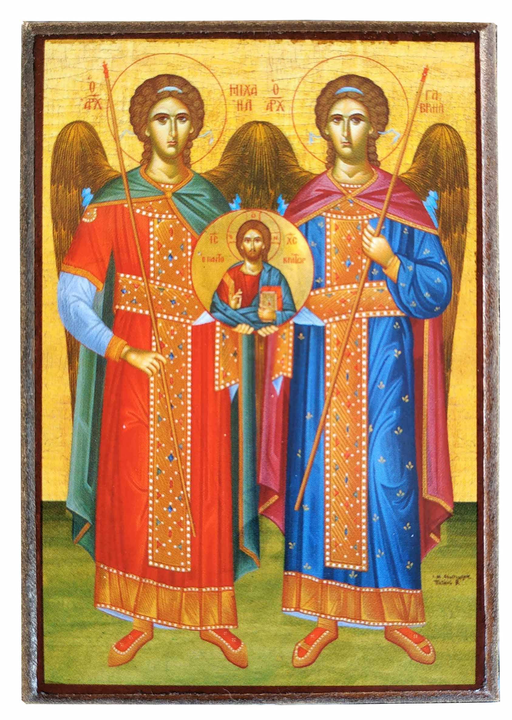 Buy SYNAXIS OF THE HOLY ARCHANGELS MICHAEL AND GABRIEL, FULL BODY-Greek ...