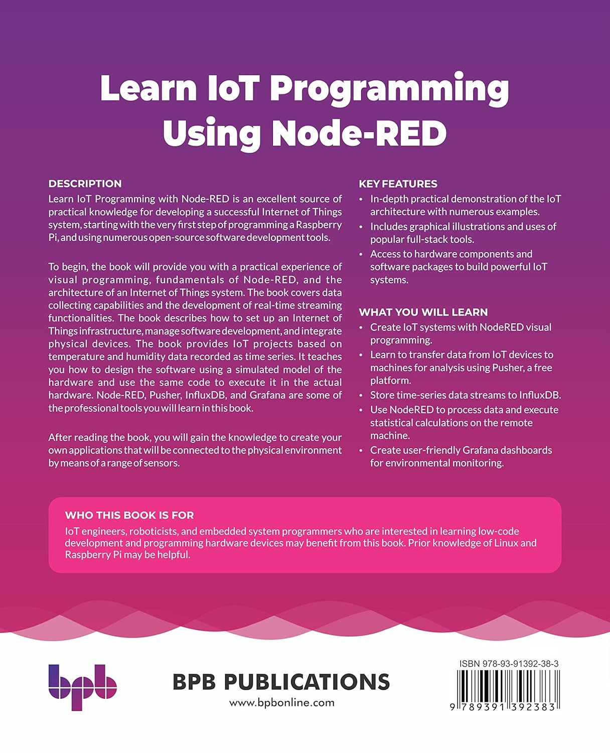 IoT Programming with Node-RED: Code Full Stack IoT Nepal | Ubuy