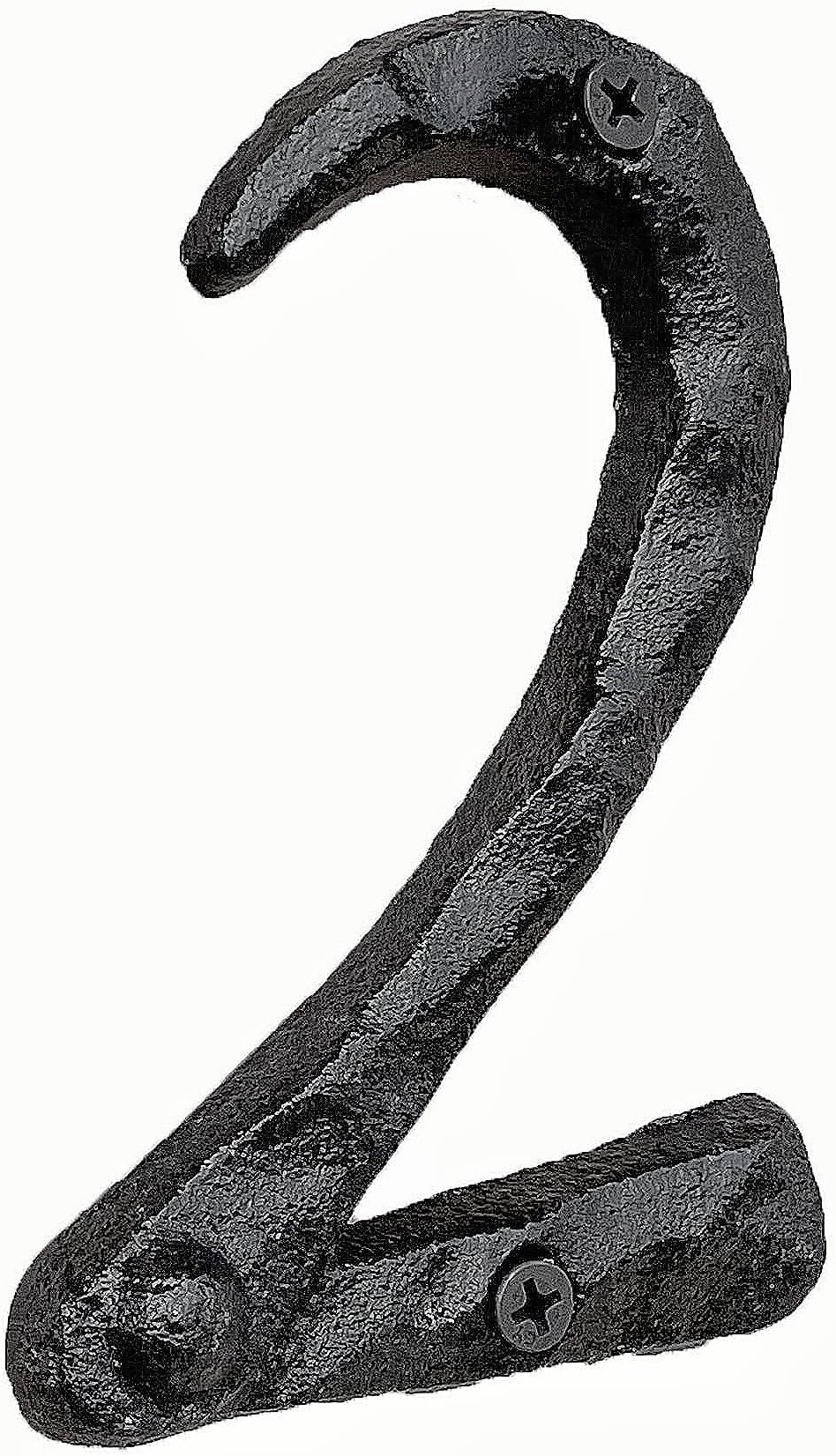 Amazon.com: HOPEME Black 3D Cast Iron House Numbers, 5 Inch Address ...