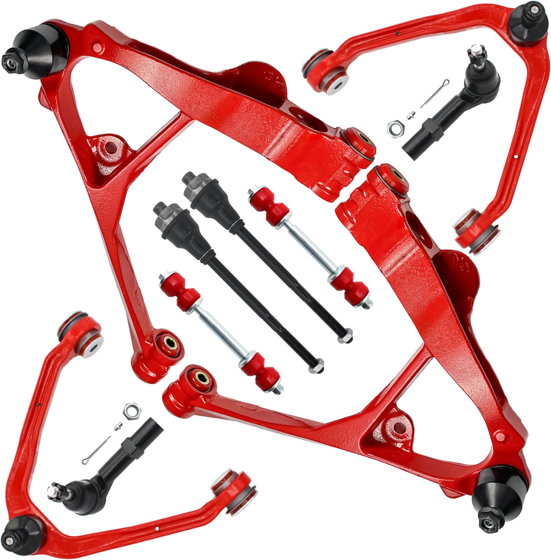 Amazon.com: Front Upper Lower Control Arm Suspension Kit for Chevy ...