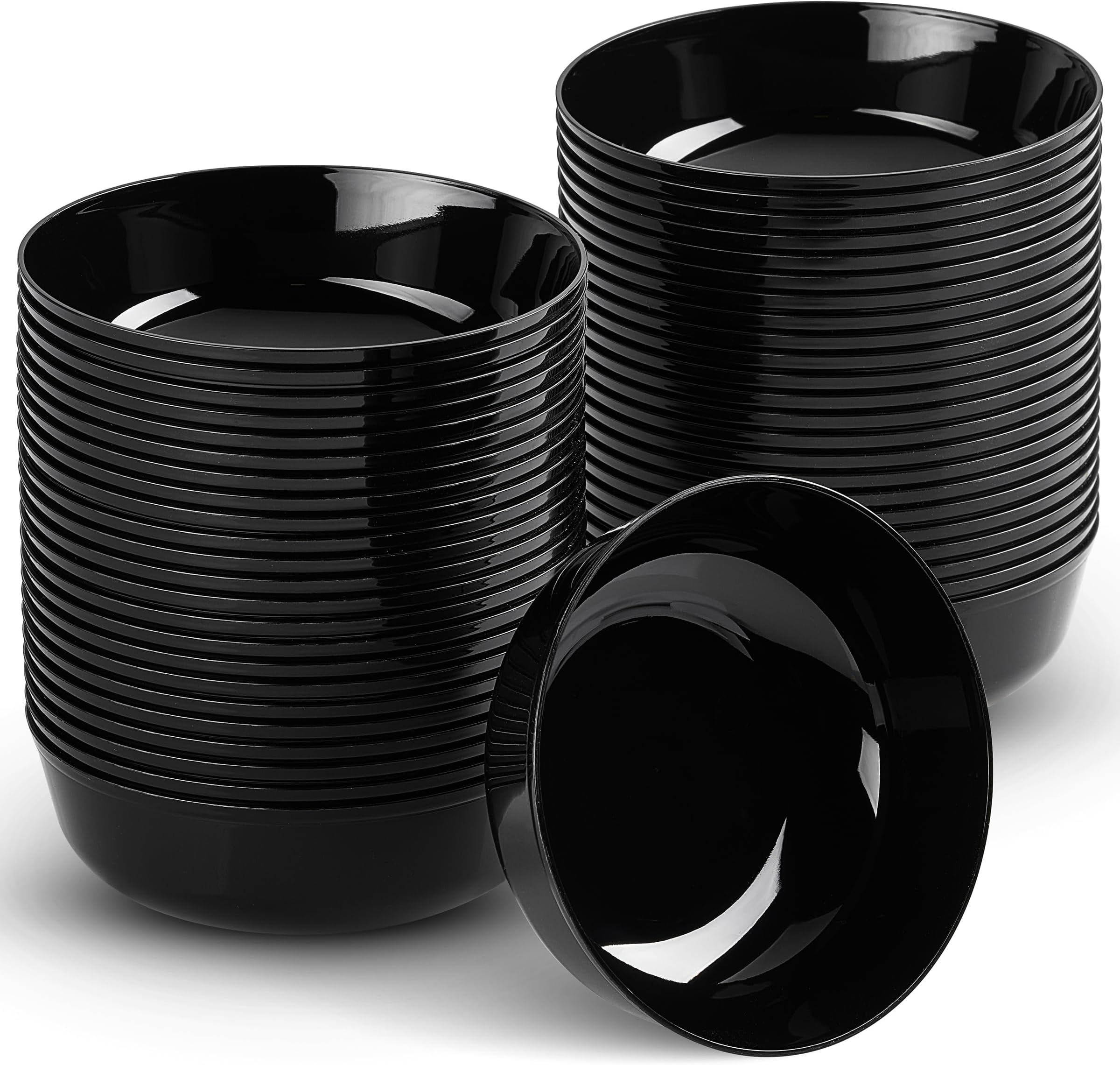 Amazon.com: R-kay Gold Plastic Bowls Disposable Heavy Duty - 16 Oz Gold ...