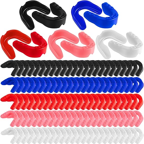 Amazon.com: 120Pcs Sport Mouth Guards Adults and Junior Youth ...