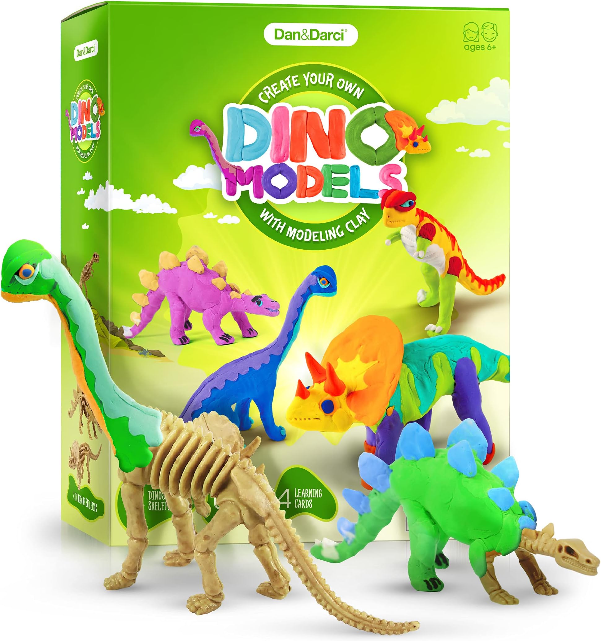 Amazon.com: Prextex Build & Paint Your Own Dino Kit, 1 Pack ...