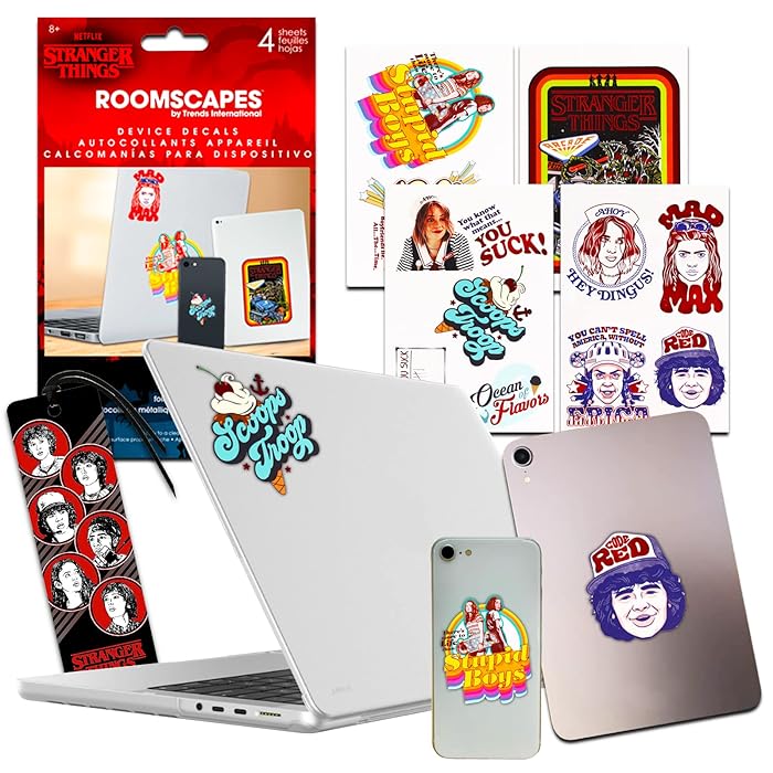 Buy Stranger Things Decal Stickers Set - 11 Stranger Things Stickers ...