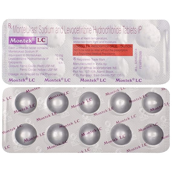 Montek LC - Strip of 10 Tablets : Amazon.in: Health & Personal Care