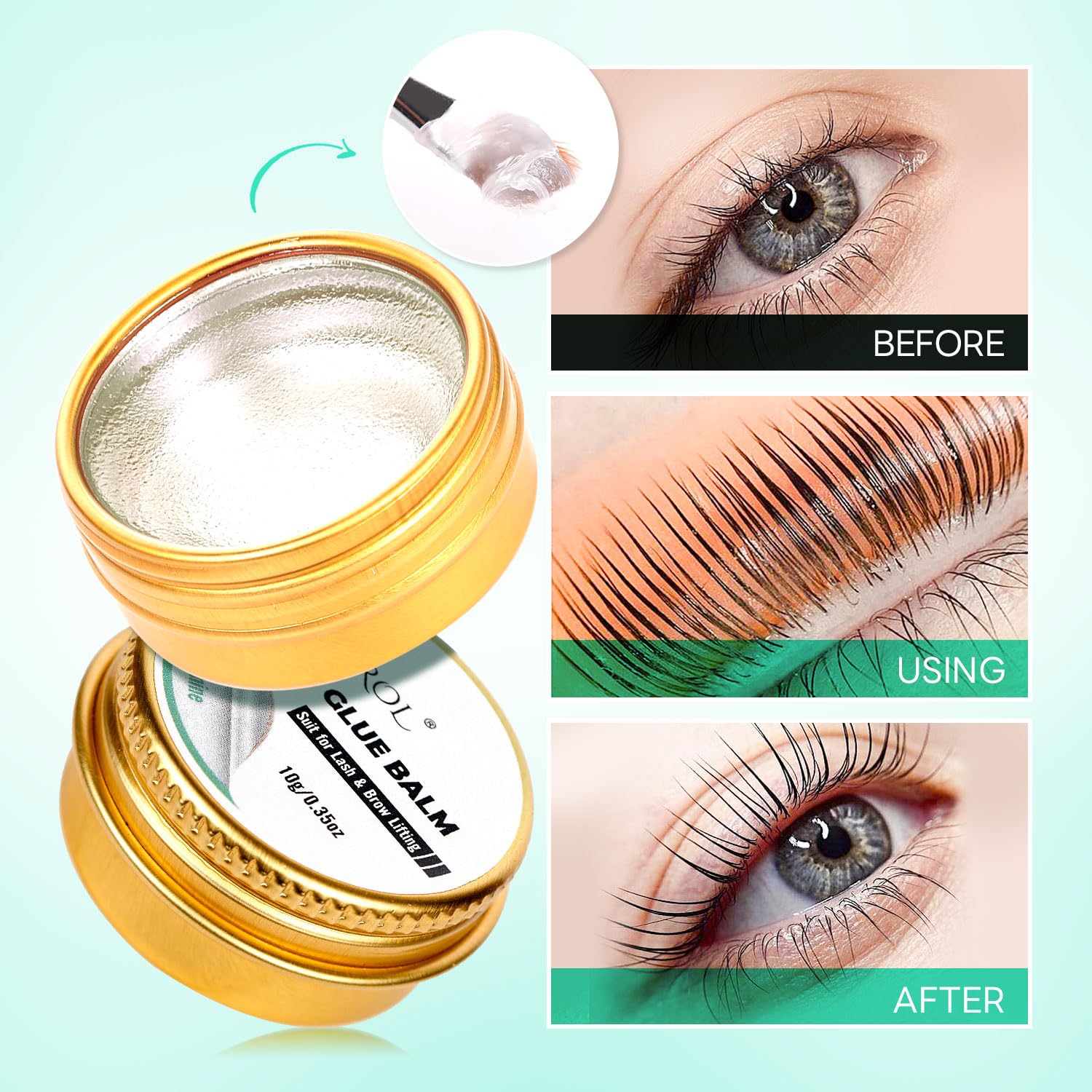Snapklik.com : Lash Lift Glue Balm Eyelash Lifting Perm Jasmine Strong ...