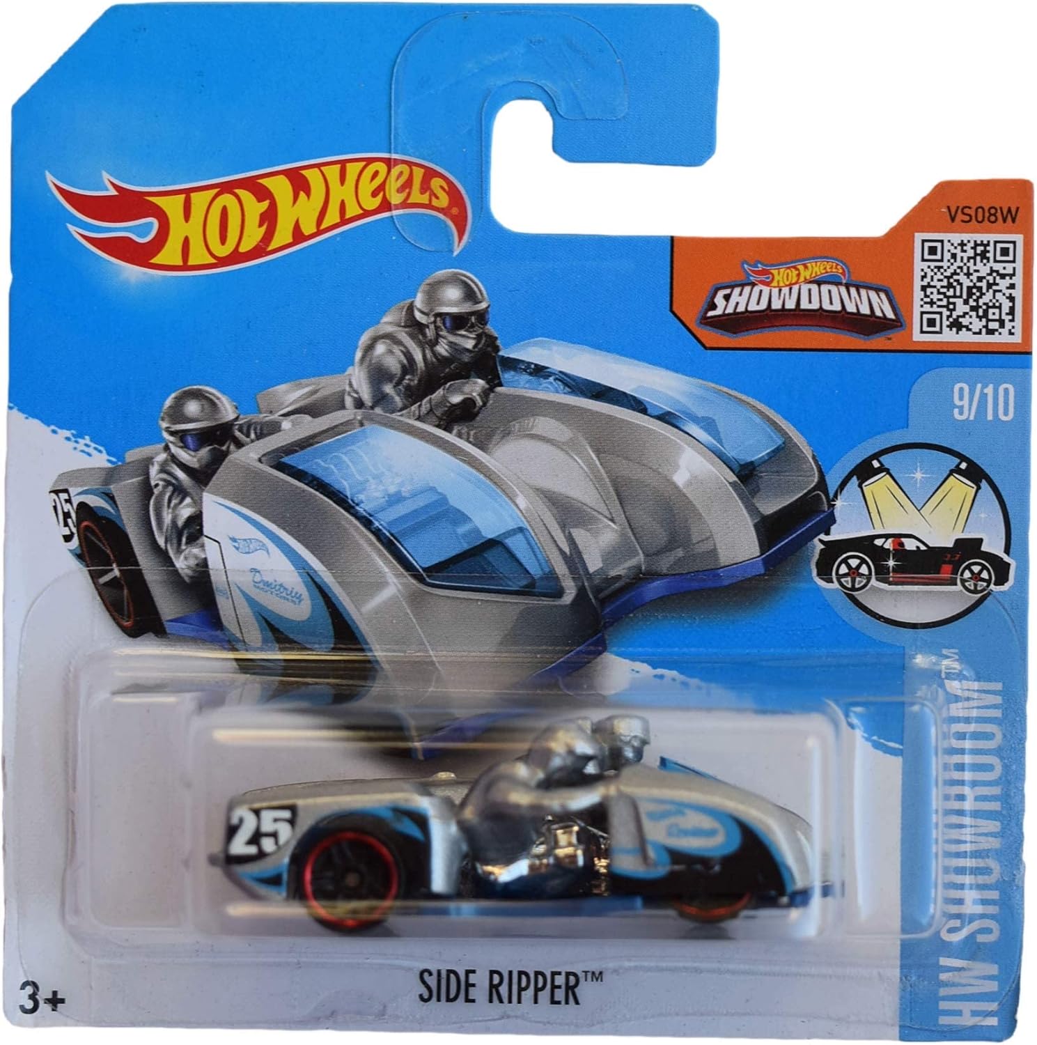 Hot Wheels Side Ripper, HW Showroom 910 Silver Short Card – Yaxa Colombia