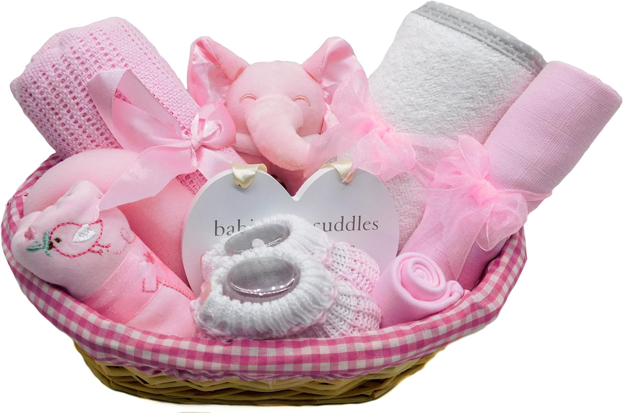 Luxury Newborn Baby Gift Hamper Basket, Unisex : Amazon.co.uk: Baby ...