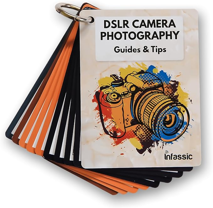 DSLR Camera Photography Cheat Sheet Cards - Photography Accessories for ...