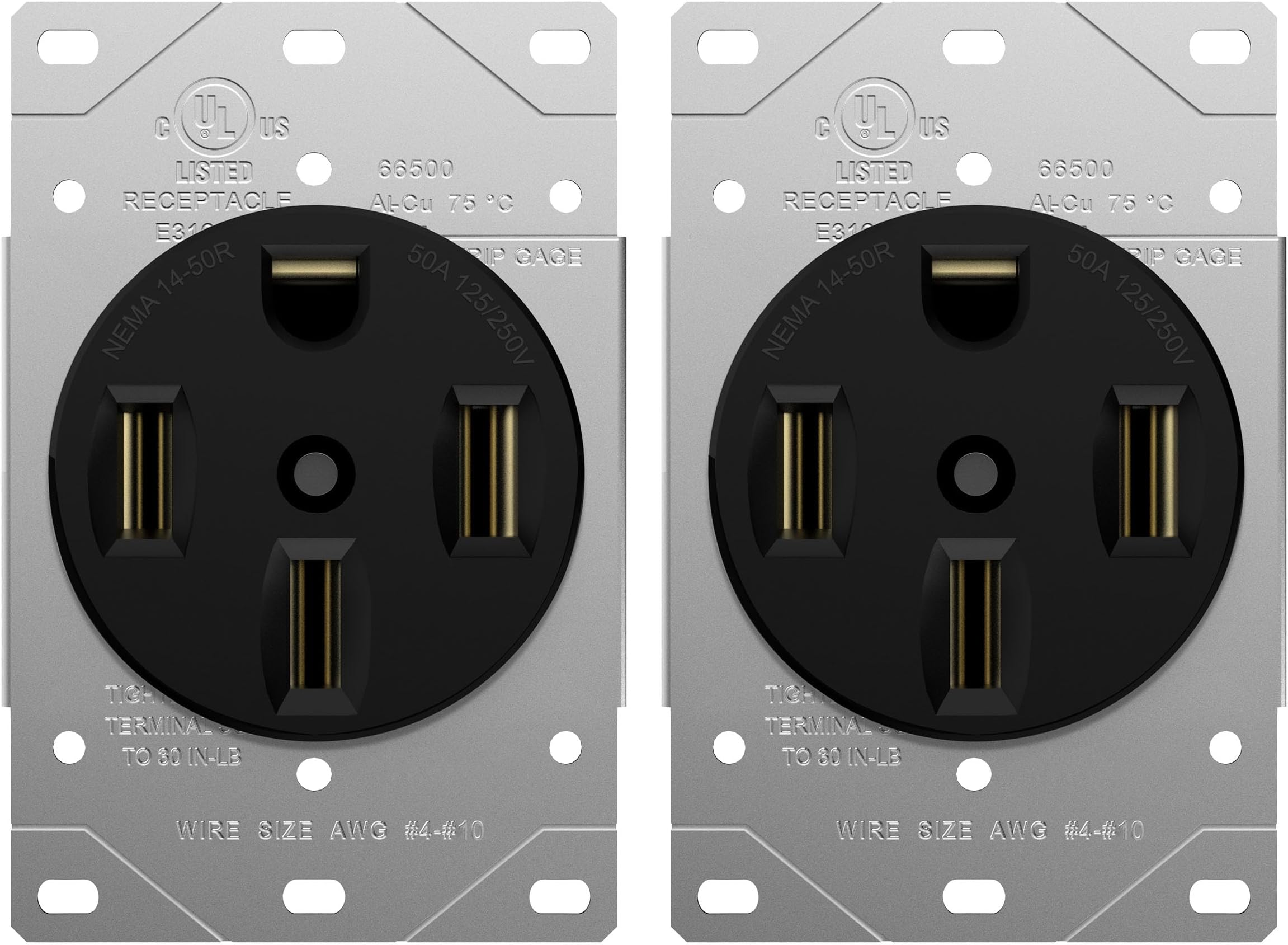 Amazon.com: Hubbell HBL9450A Straight Blade Device Receptacle, RTP ...