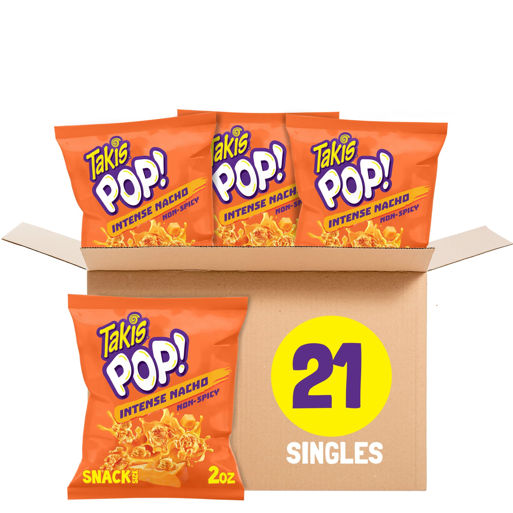 Snapklik.com : Intense Nacho Pop 21 Ct, 2 Oz Snack Size Box, Cheese ...