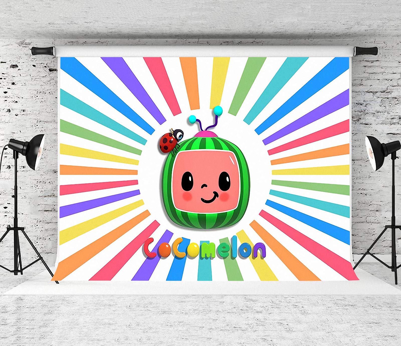 Buy Cocomelon Backdrop Kids Birthday Party Photography Backdrops ...