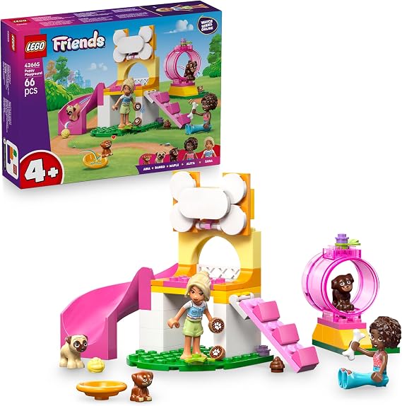 LEGO Friends Il Parco Giochi dei Cuccioli Giocattolo - con Parco con ...