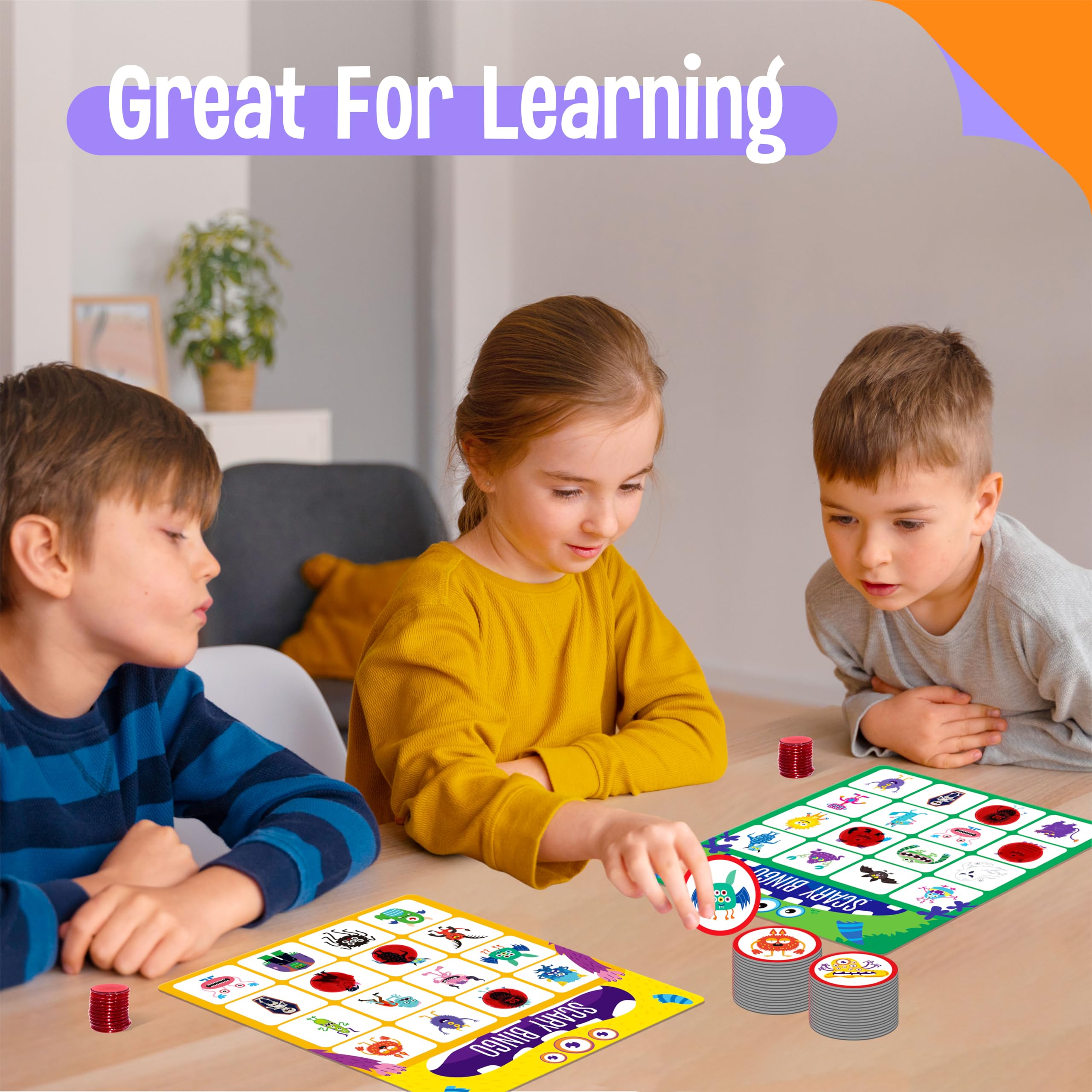 Snapklik.com : SpriteGru Monster Theme Bingo Game, Uppercase Letters ...