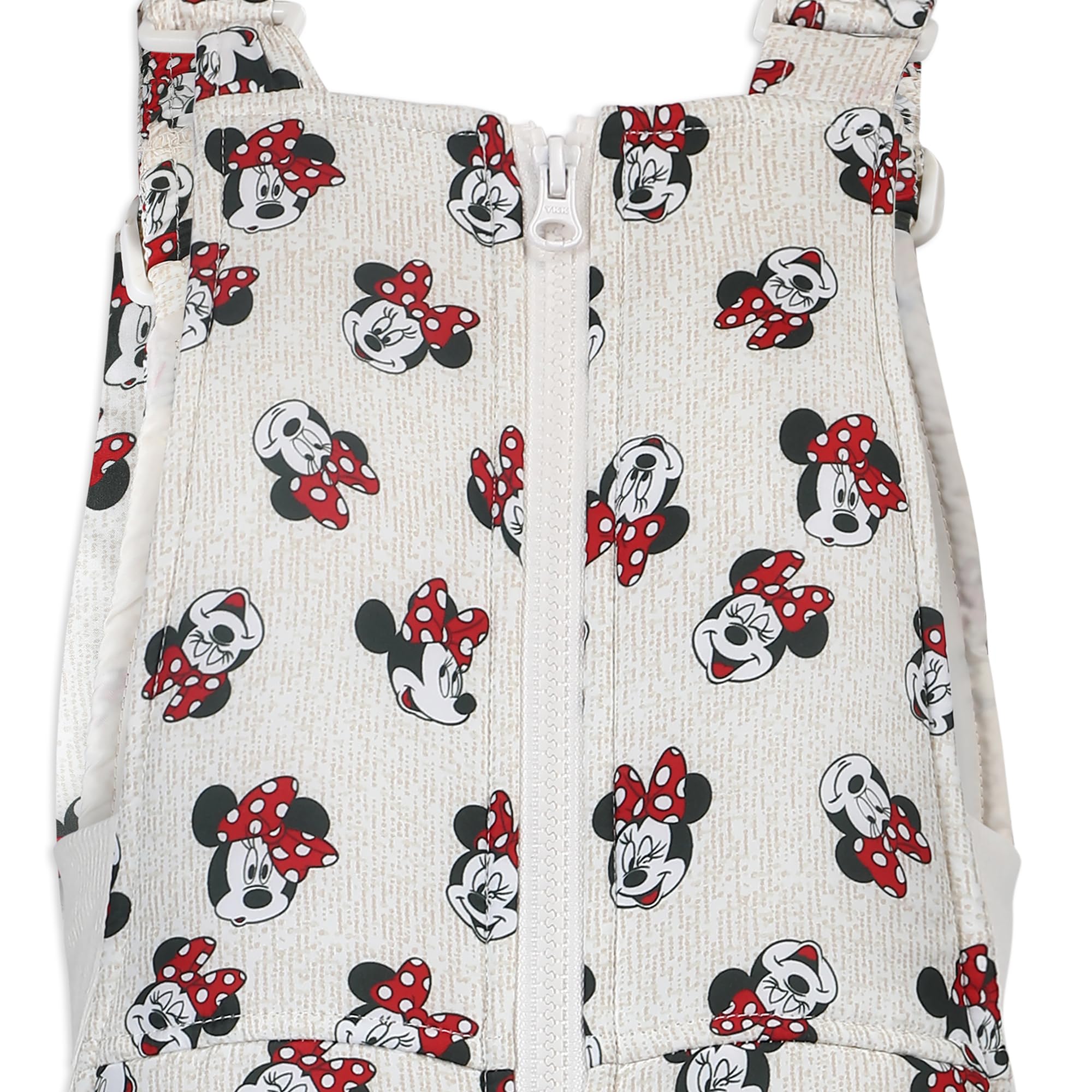 Disney Minnie Mouse Girlsâ€™ Puffer Snowsuit Jacket for Toddler and ...