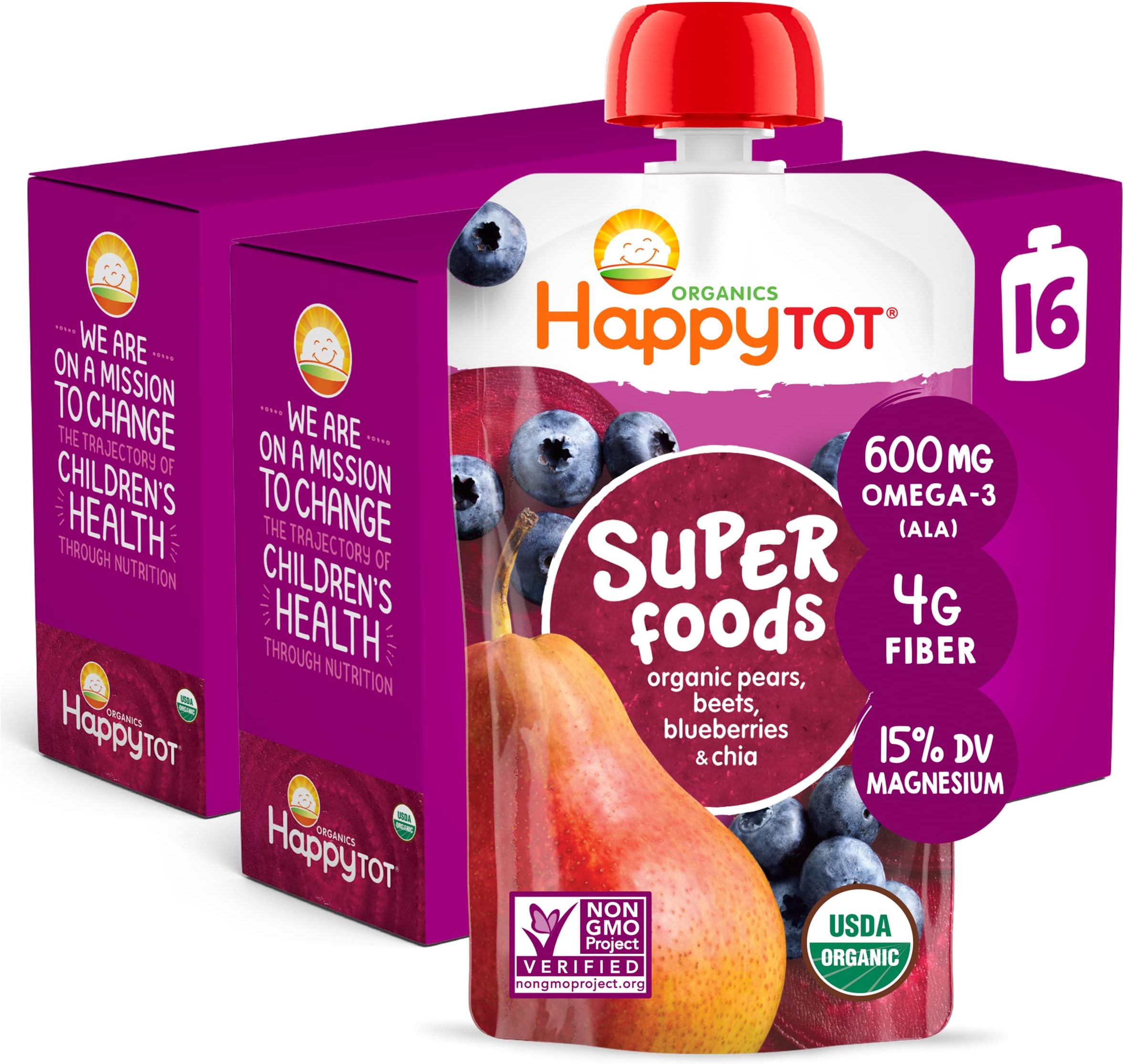 Amazon.com : Sprout Organic Baby Food, Stage 4 Toddler Pouches, 9 ...