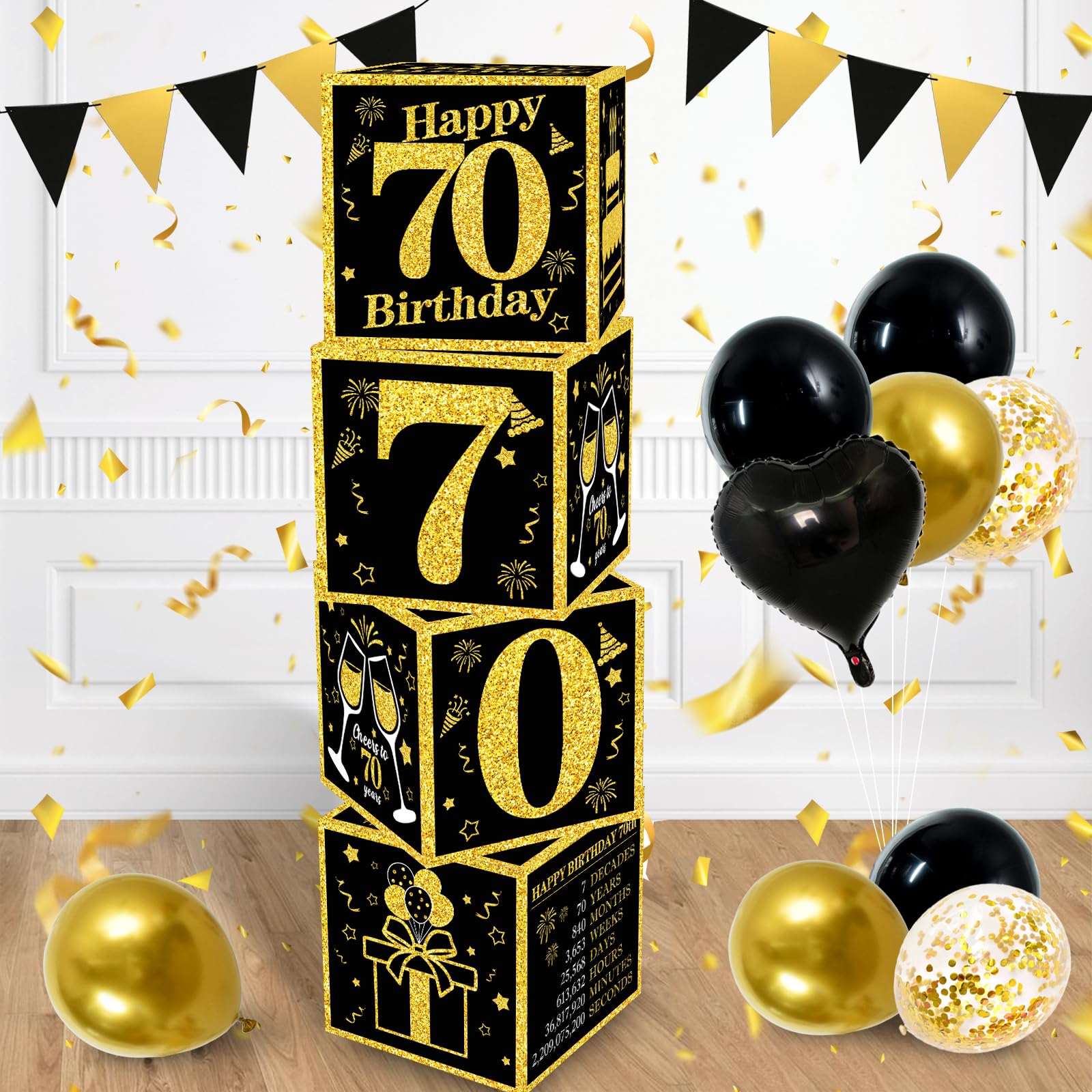 70th Birthday Printable Decorations Printable 70th Birthday Card By