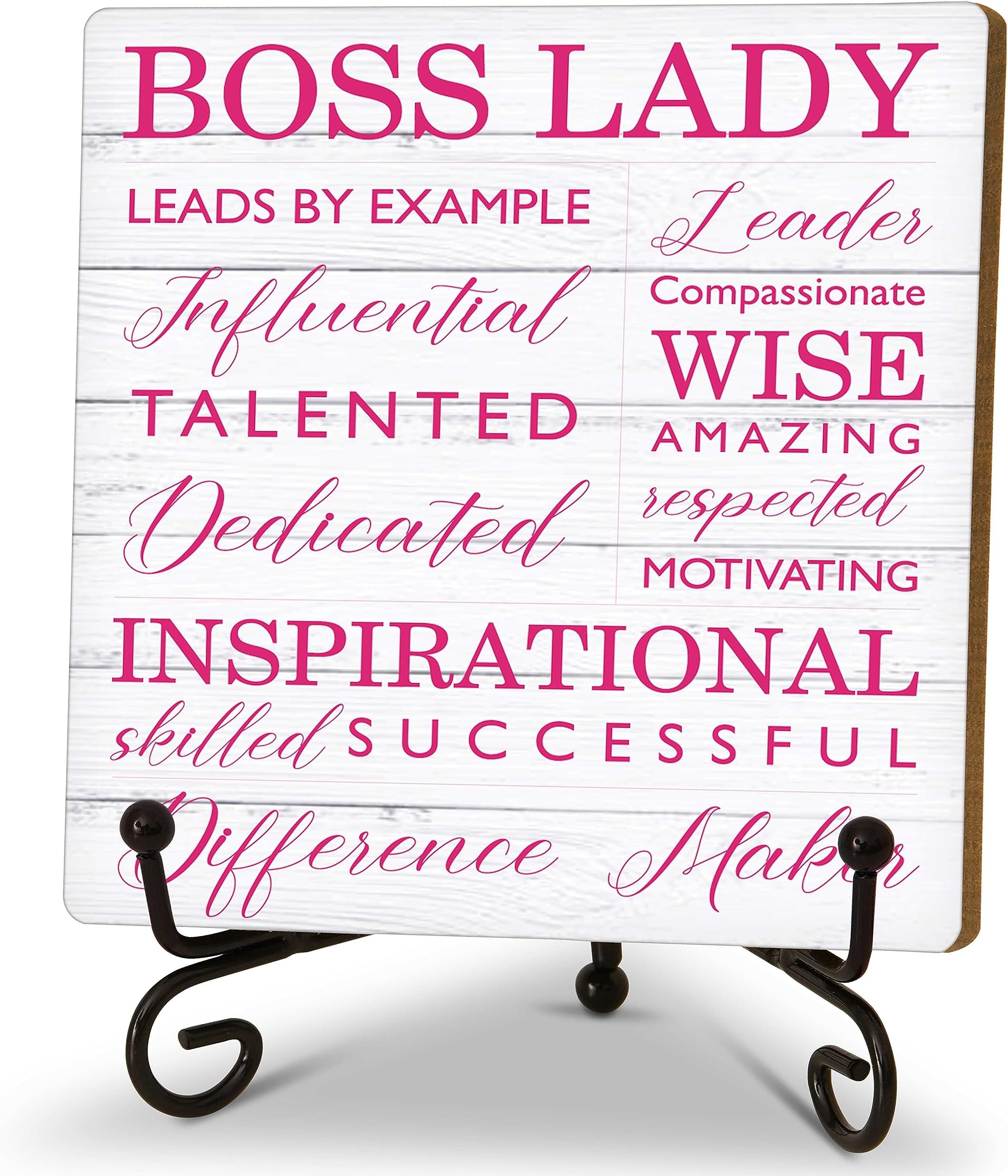 Amazon.com: Boss Lady Gifts for Women,Pink Office Decor, Office Desk ...