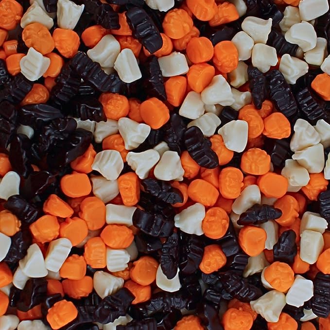 Amazon.com : Ghoulish Gummy Halloween Bats, Ghosts, and Pumpkins ...