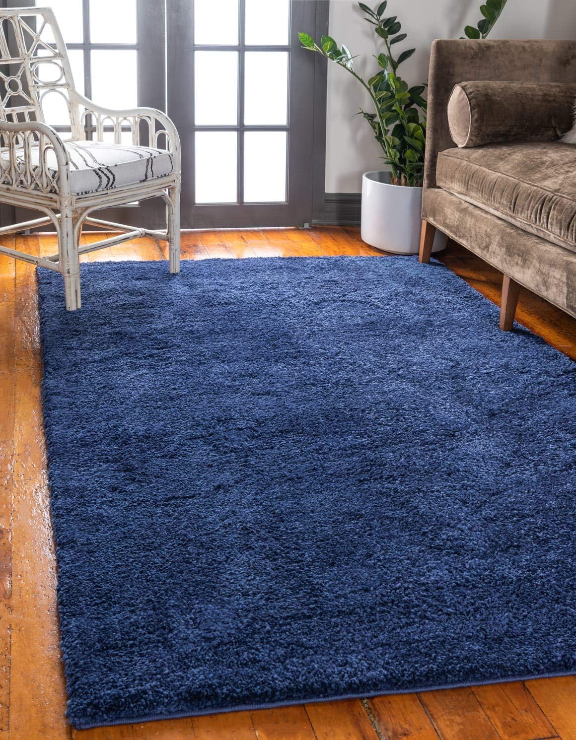 Amazon.com: FlyDOIT Area Rugs for Bedroom Living Room, 5x8 Navy Blue ...