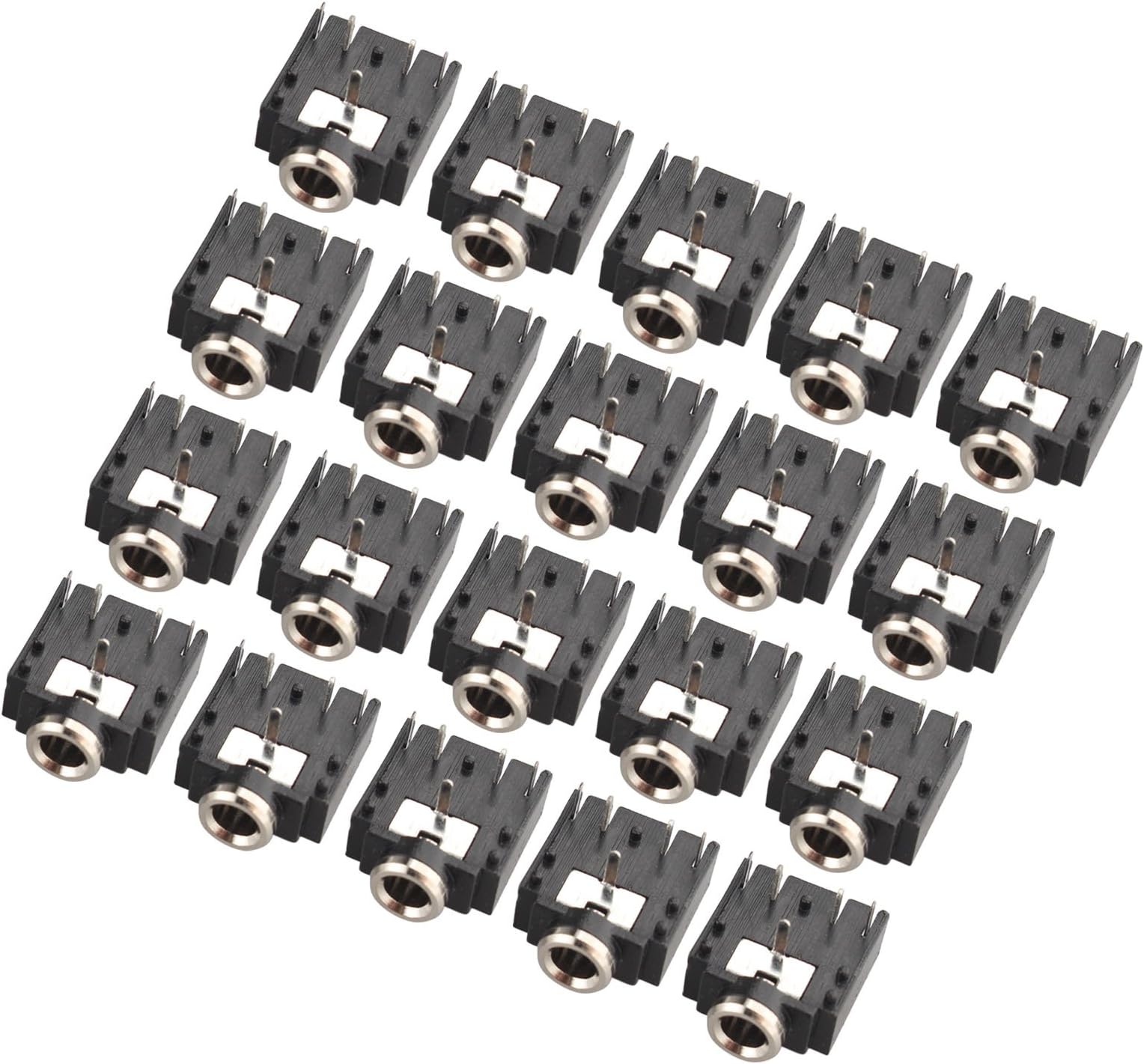 HALJIA Stereo-Buchse für Leiterplatte, für Kopfhörer, Audio-Verbinder ...