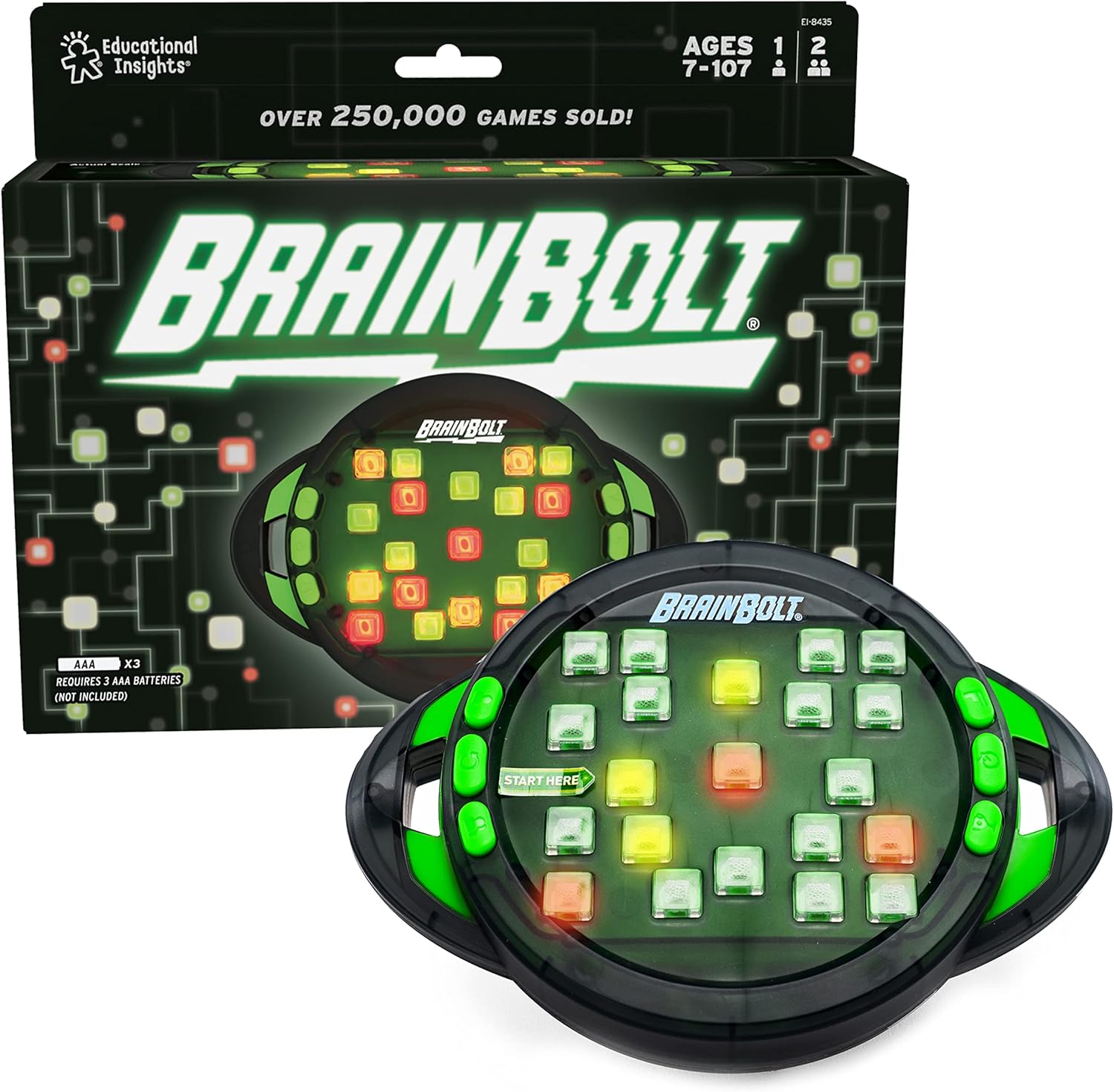 Amazon.com: Educational Insights BrainBolt Brain Teaser Memory Game ...