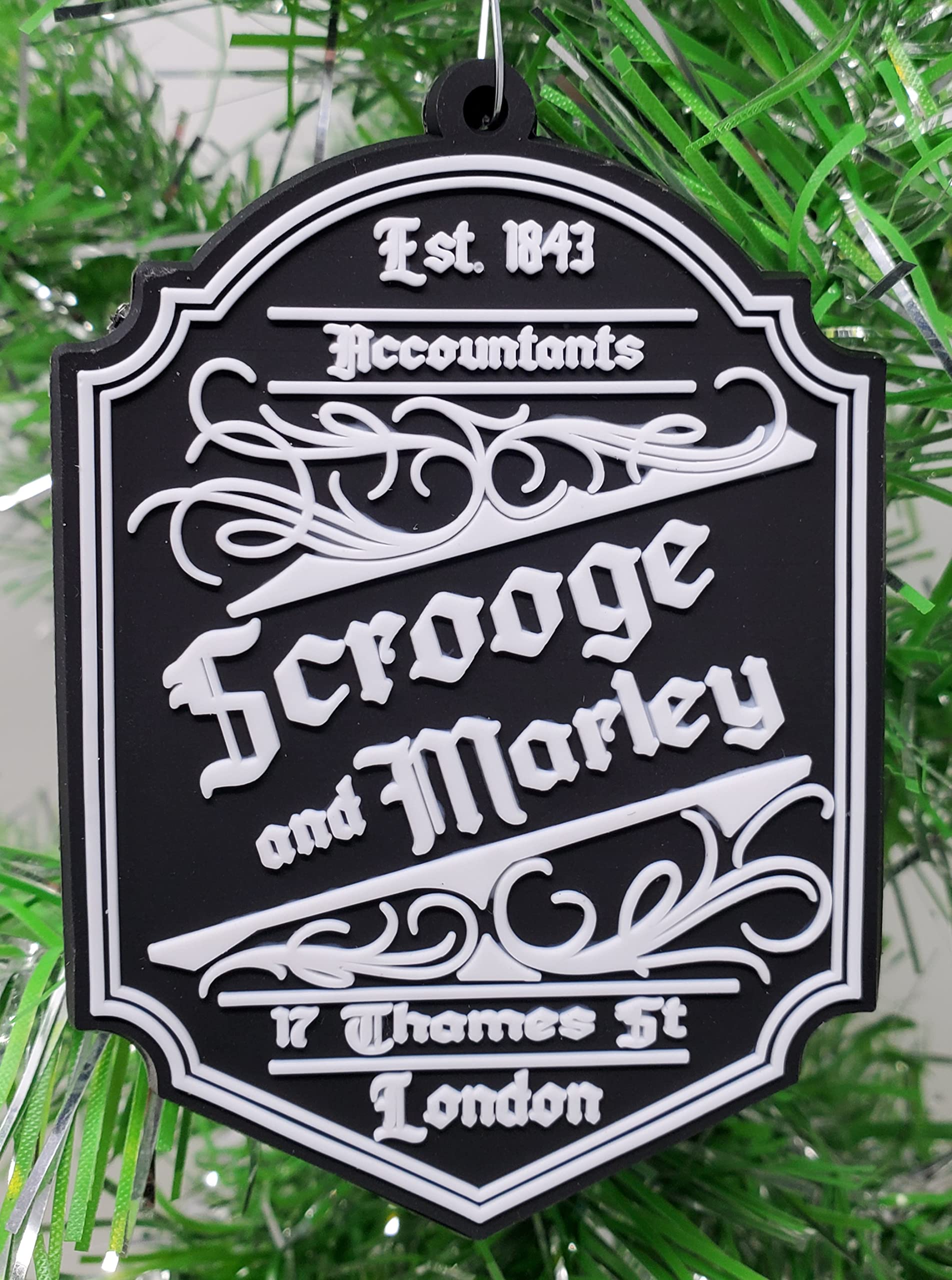 Amazon.com: A Christmas Carol Ebenezer Scrooge and Jacob Marley Street ...