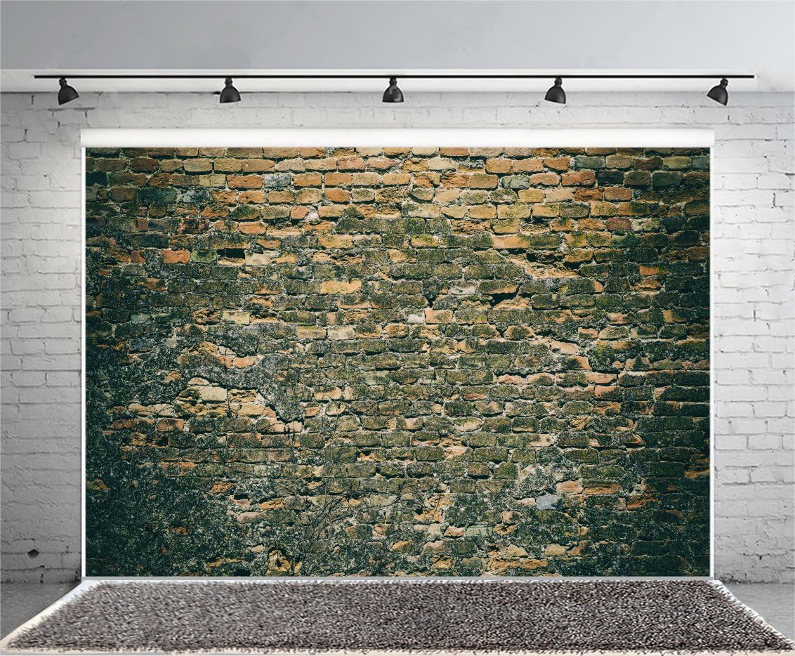 Amazon.com : Yeele 6x4ft Weathering Brick Backdrop Vinyl Cloth Vintage ...