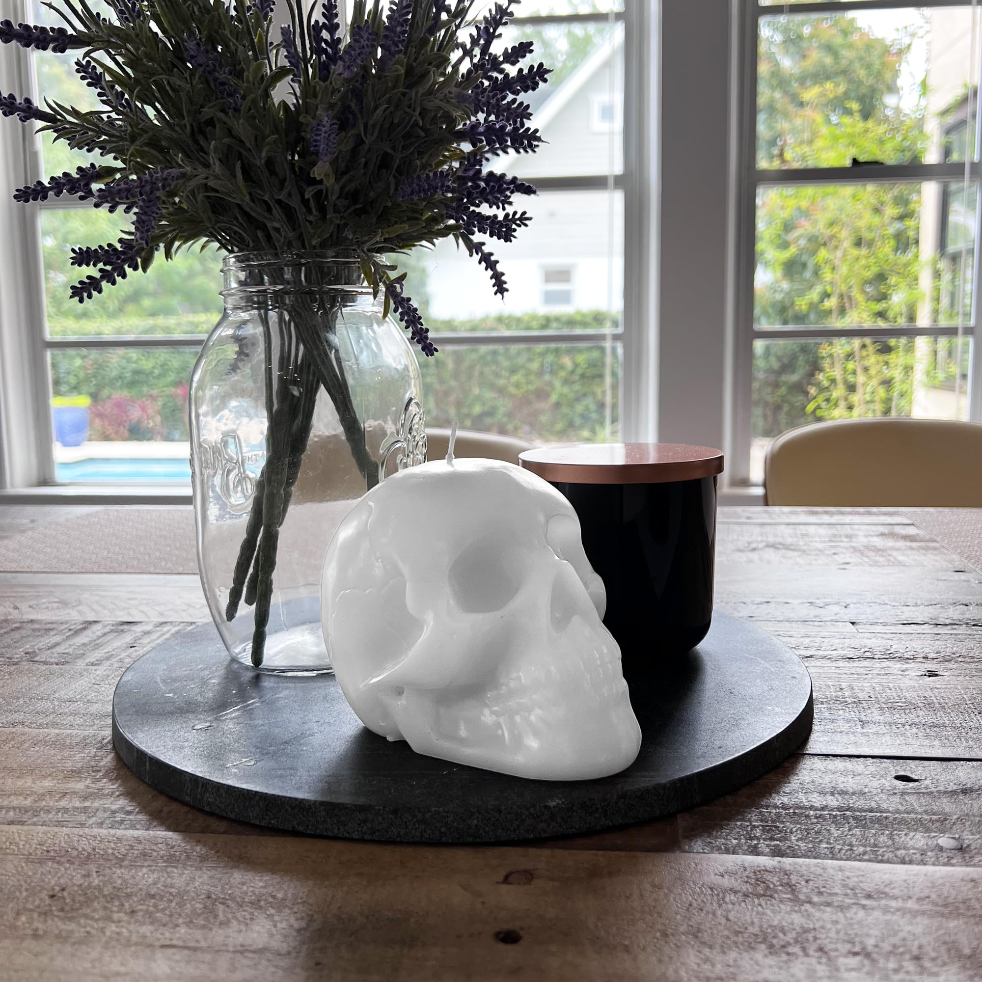 Skull Candle Red Skull Candle – The Whitby Candle Co