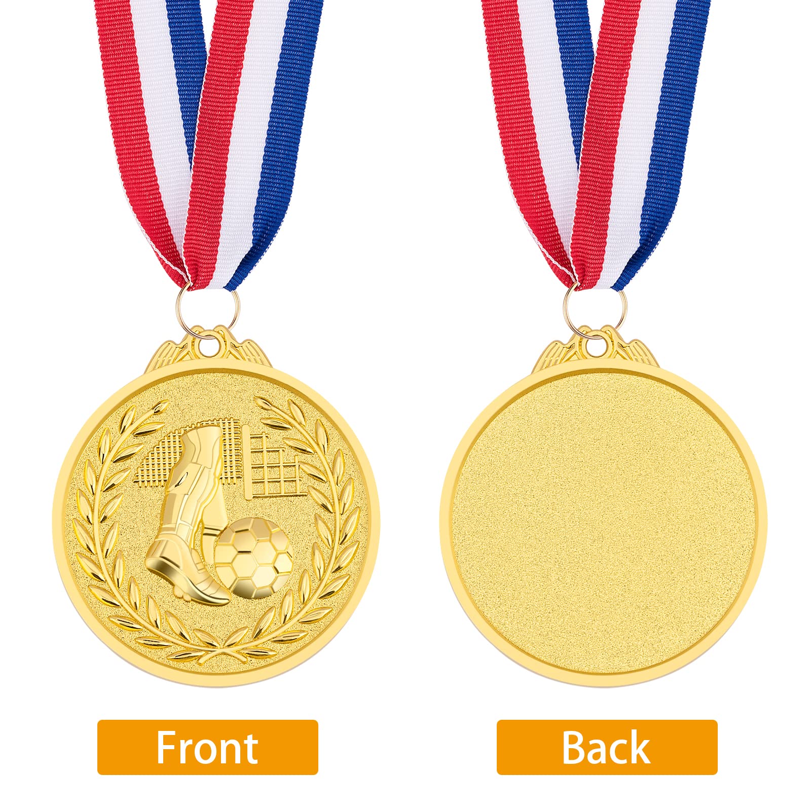 Snapklik.com : 15 Pieces Soccer Medals For Kids Metal Gold Award Medals ...